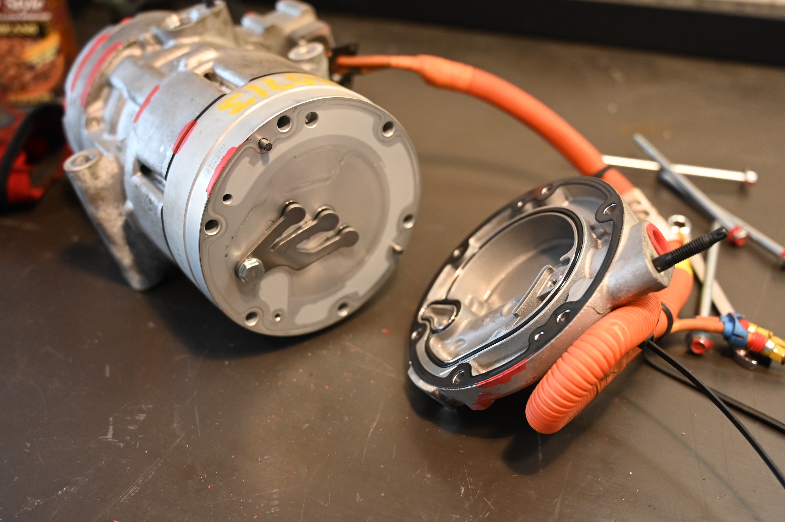 Tesla Model S A C Compressor Teardown The Brushless Zone